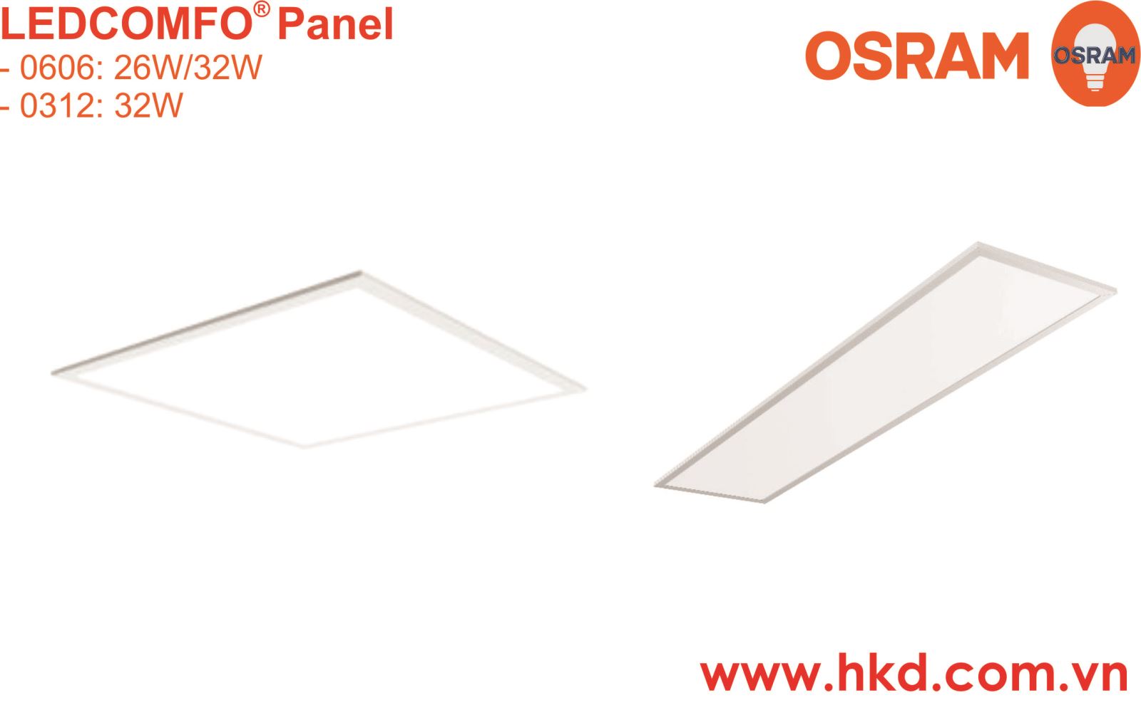 LEDCOMFO PANEL 0606 OSRAM
